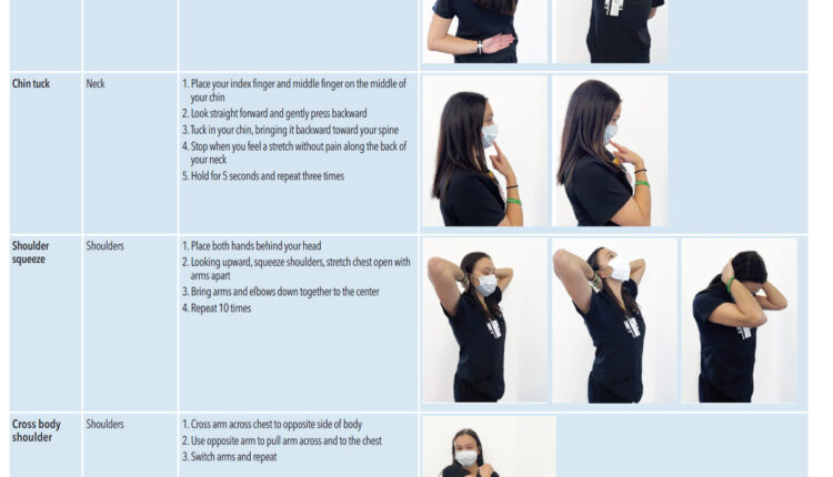 woman-stretching-t1 - Dimensions of Dental Hygiene | Magazine