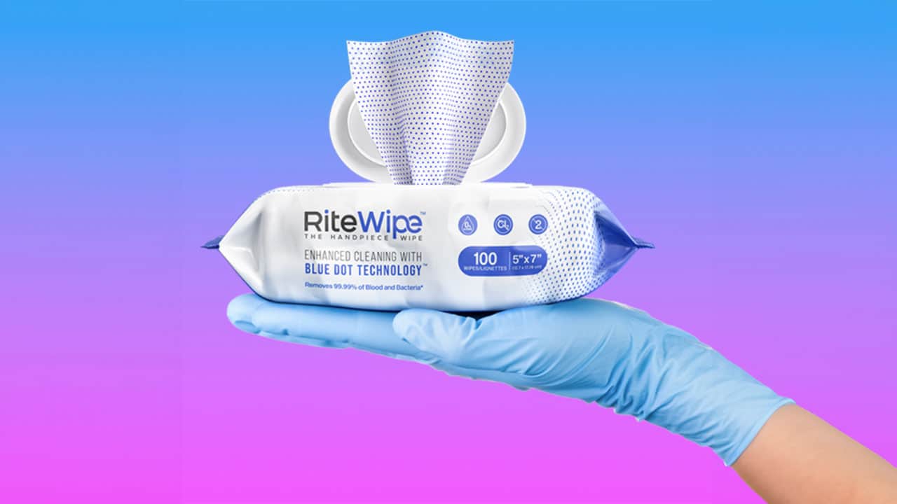 Introducing RiteWipe™ Handpiece Cleaning Wipes - Dimensions of Dental ...